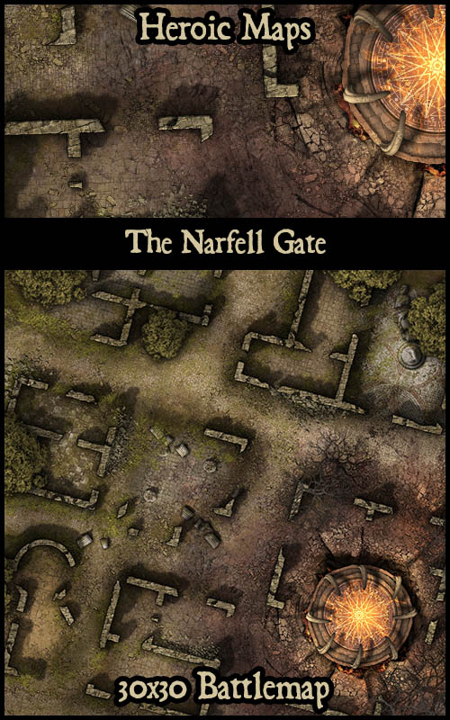 Heroic Maps - The Narfell Gate - Heroic Maps | Buildings | Cities ...