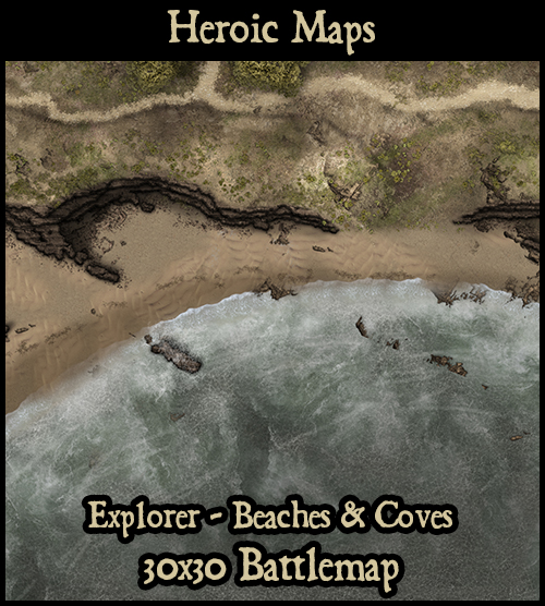 Heroic Maps - Explorer: Beaches & Coves - Heroic Maps | Buildings ...