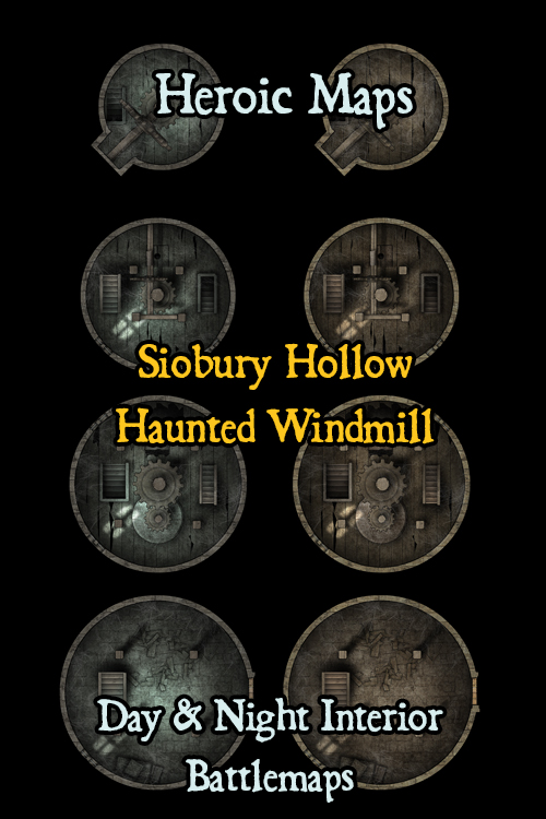 Heroic Maps - Day & Night: Siobury Hollow Haunted Windmill - Heroic ...