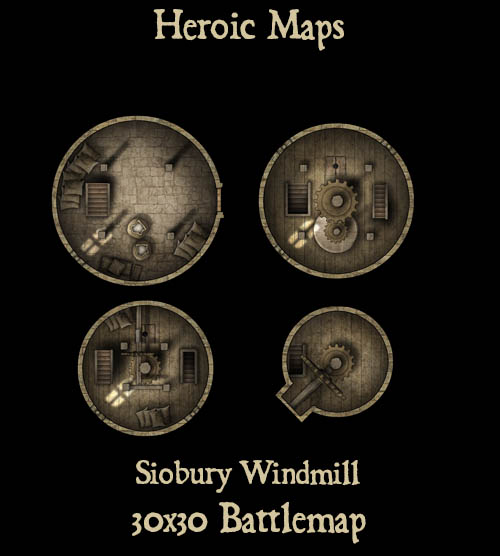 Heroic Maps - Siobury Windmill - Heroic Maps | Buildings | Cities ...