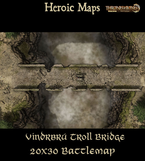 Heroic Maps - Norrøngard: Vindrbrú Troll Bridge - Heroic Maps | Ruins ...