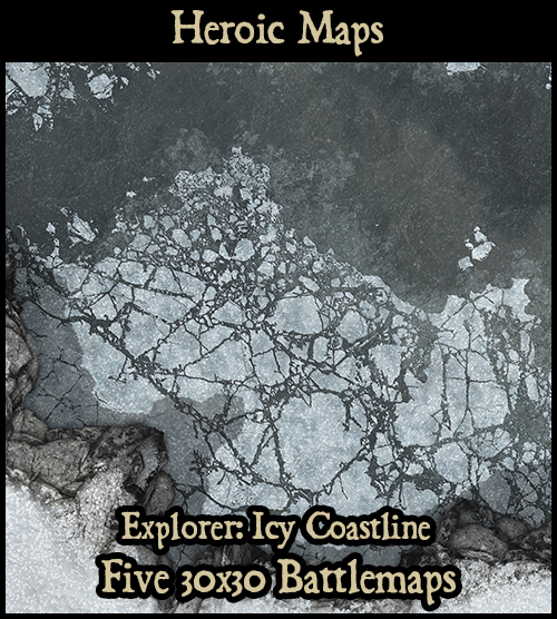 Heroic Maps - Explorer: Icy Coastline - Heroic Maps | Wilderness ...