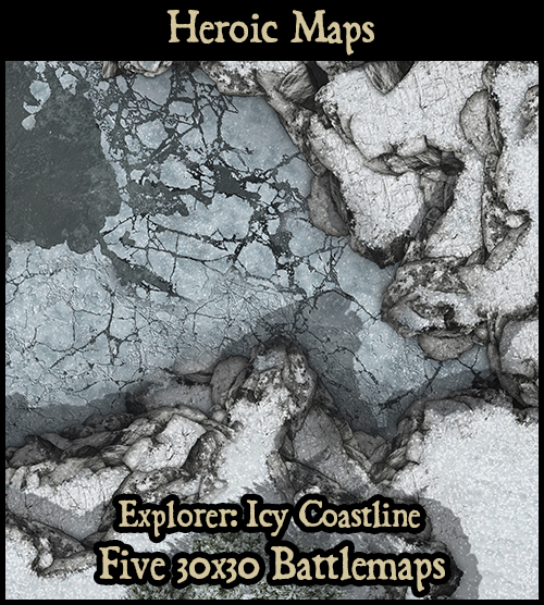 Heroic Maps - Explorer: Icy Coastline - Heroic Maps | Wilderness ...