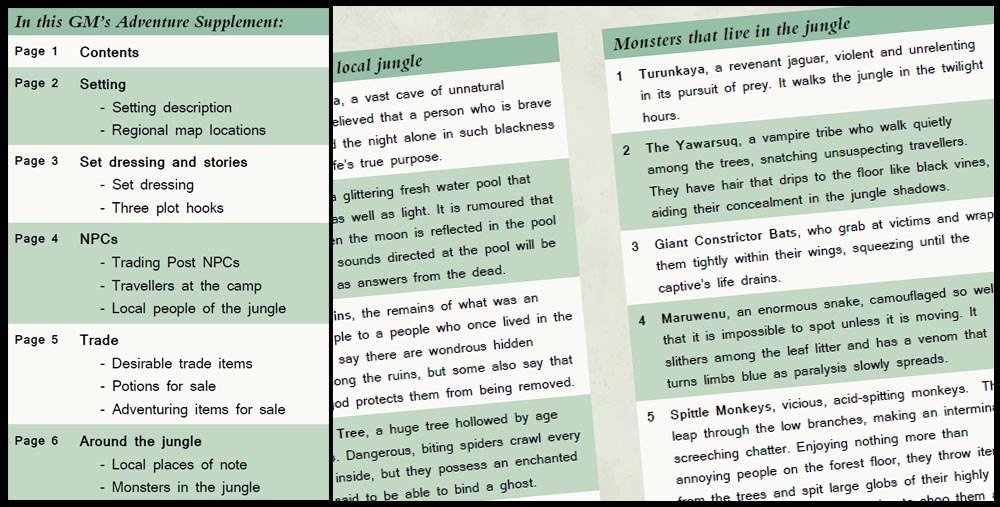 Heroic Maps - Adventure Resources: Jungle Trading Post - Heroic Maps ...